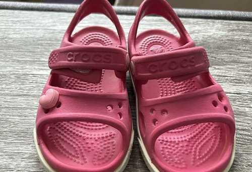 Сандалии crocs c 7 для девочки