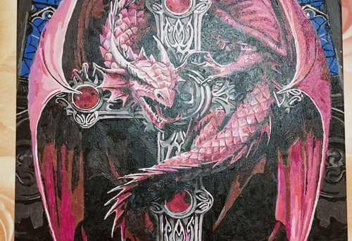 Картина с драконом