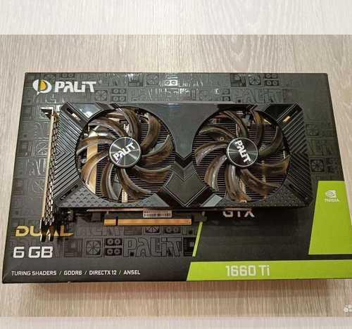 Видеокарта GTX 1660 TI Dual