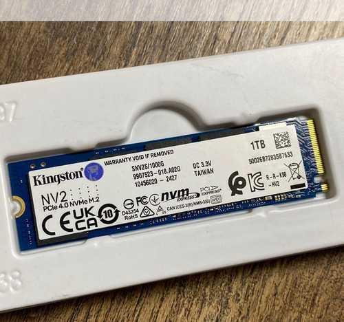 SSD m2 nvme 1TB kingston