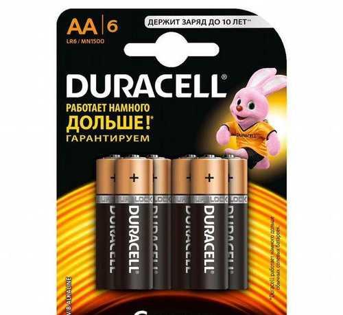 Батарейки Duracell LR6-6BL Basic AA 6шт #200743