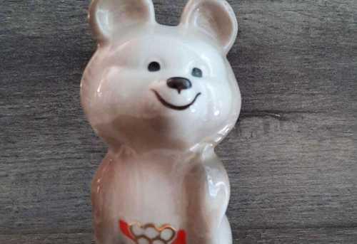 Олимпийский мишка фарфор СССР