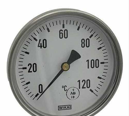 Термометр Wika от 0 до 120 гр С 40мм диаметр цифер