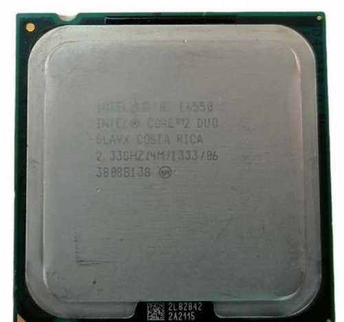 Intel e6550 процессор