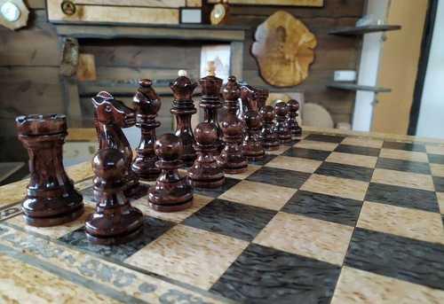 Шахматы деревянные складные