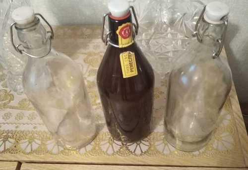 Бутылки с застегивающей пробкой