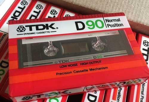 Аудиокассеты tdk d90.1982год