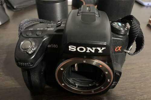 Фотоаппарат Sony a580, объектив 18-55