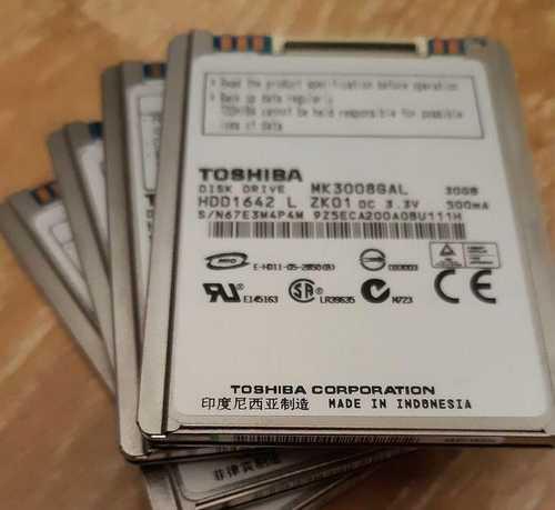 Жесткие диски (hdd) Toshiba, 1.8" zif