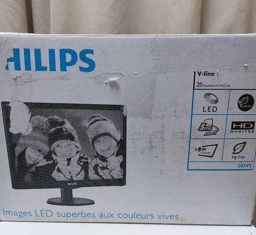 19.5" Монитор Philips 203V5LSB26, 1600x900 (гбш)