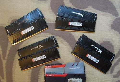 Kingston \ G.Skill \ DDR4 16GB \ 3200-3600 \ B-Die