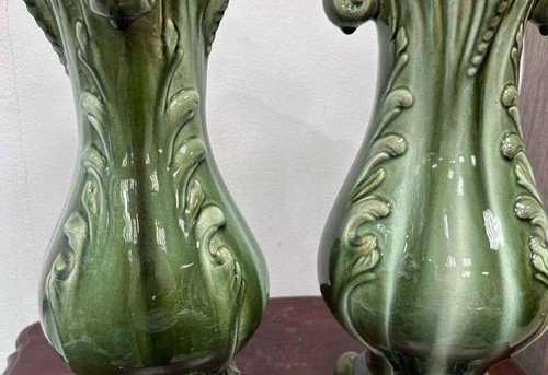 Старинные парные вазы. Начало 20 века