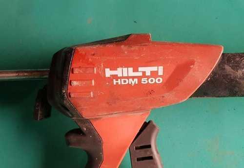 Ручной дозатор для химических анкеров hilti HDM500