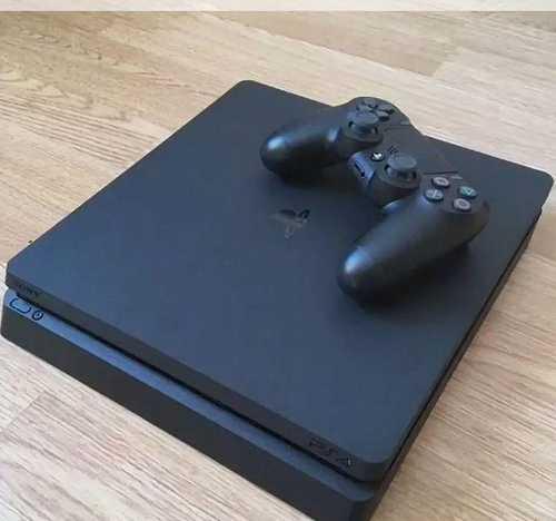 Sony playstation 4 slim 500gb, прошита  3 геймпада