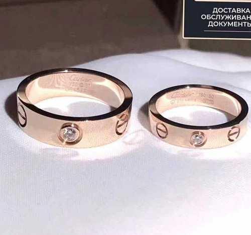 Обручальное кольцо Inspired Cartier Love 0,02ct