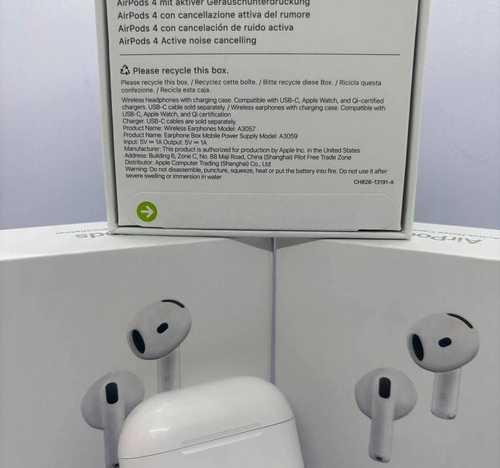 Airpods 4 new premium с шумоподавлением