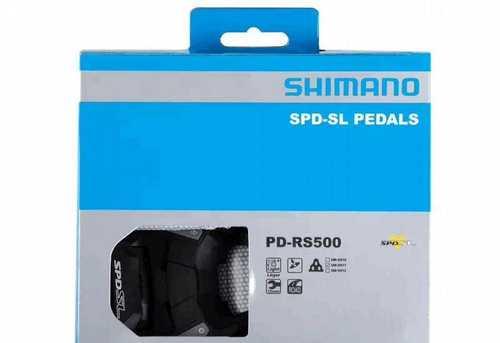 Педали шоссейные Shimano PD-RS500, SPD-SL / Черные