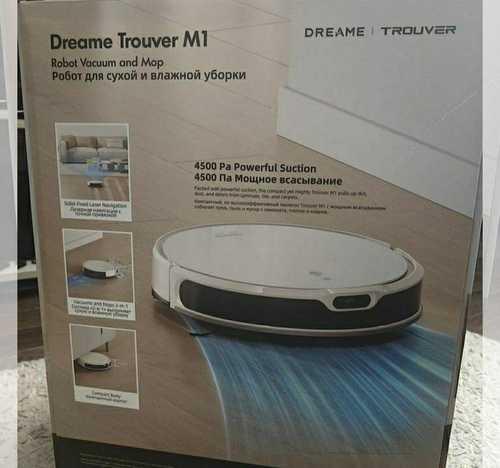 Робот пылесос Dreame Trouver M1 Новый Гарантия