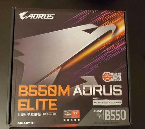 Комплект Gigabyte Aorus Elite B550M + Ryzen 5600x