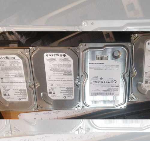 4шт рабочие жесткий диск HDD 160*2шт + 250 + 320