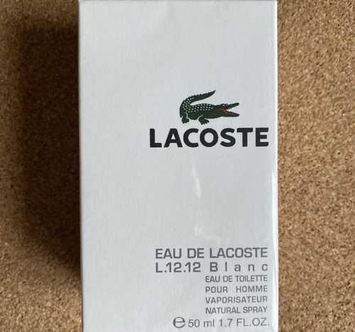 Духи Lacoste L.12.12 blanc (ОАЭ) мужской