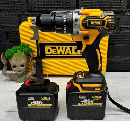 Шуруповерт для ледобура DeWalt 12 Ач 26 v 200 Nm