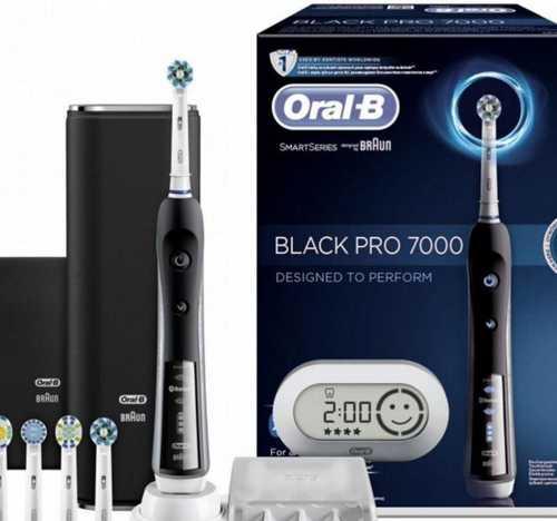 Электрическая Braun Oral-B black PRO 7000