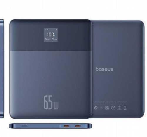 Повербанк OS-Baseus Blade2 12000mAh 65W синий