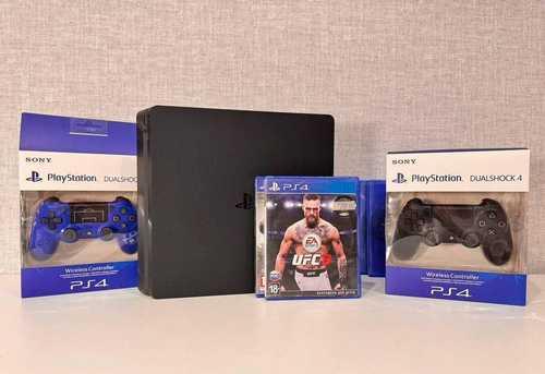 Sony playstation 4 slim 1Tb + игры