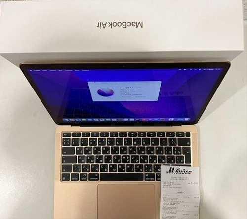 Apple MacBook Air 13 M1 8/256 Gold чек Ростест