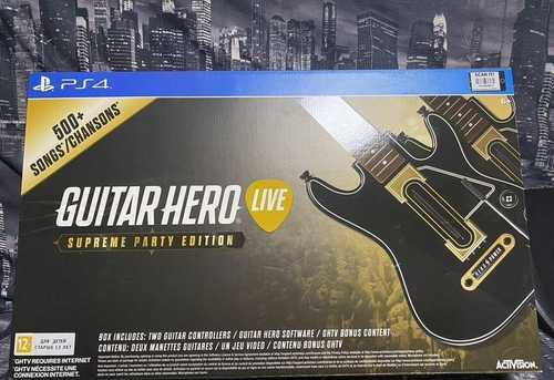 Игра PS4 Guitar hero live (party edition) с диском
