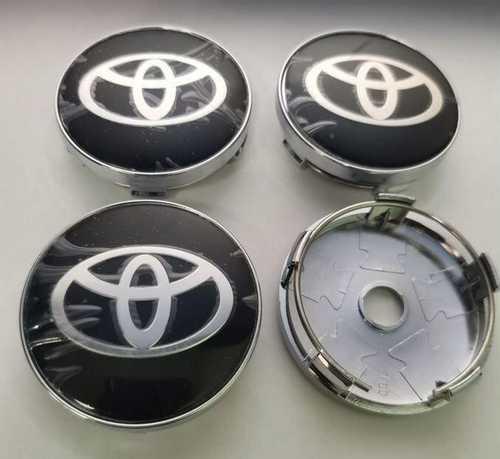 4шт колпаки Toyota 60мм для литых дисков