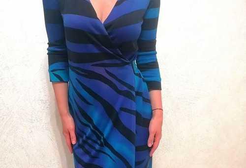 Diane von furstenberg платье-халат шёлк