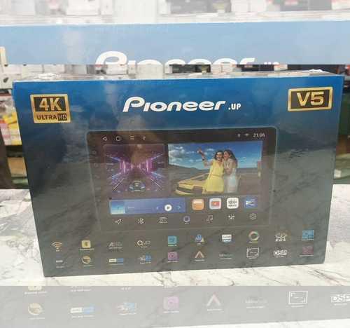 Android магнитола 4 64Gb Pioneer V5 10-дюймов