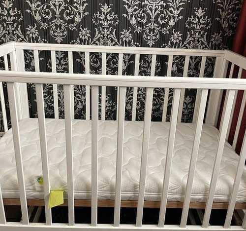 Детская кровать happy baby mirra с маятником