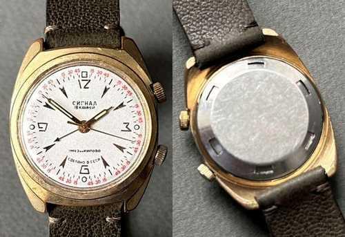 Полет Сигнал 1 мчз - мужские наручные часы СССР