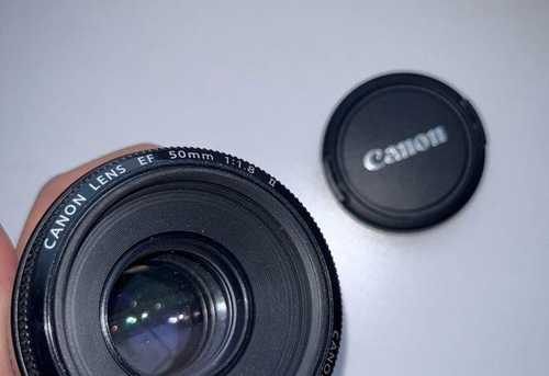 Объектив Canon EF 50mm f1.8 ii