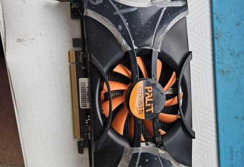 Видеокарту Palit GTX 650ti на запчасти