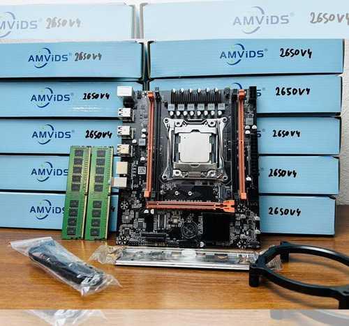 Новый комплект 2650v4 16gb ddr4 x99 Xeon