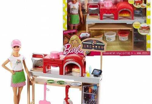 Новый Barbie набор Пиццерия с куклой Mattel
