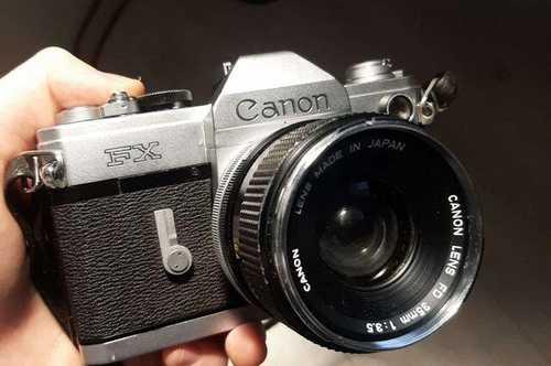 Canon FX, fd 35mm