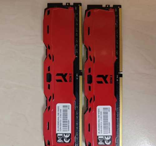 Оперативная память Goodram irdm X 16Gb DDR4-2666