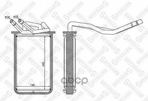 10-35134-SX радиатор печки Ford Transit 2.0D-2