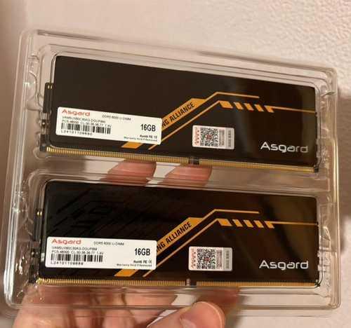 Оперативная память asgard ddr5 2х16 6000