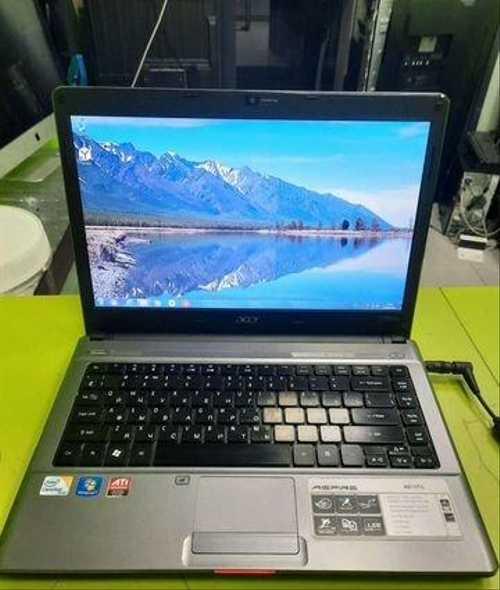 Ноутбук Acer 4810TG 14" 1.4 / 4Gb / 500 Gb