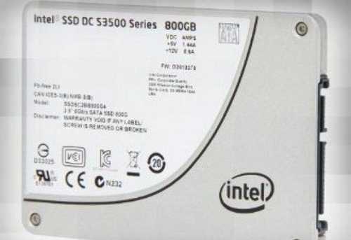 Накопитель SSD 800Gb Intel S3500 Series 2.5" MLC 6