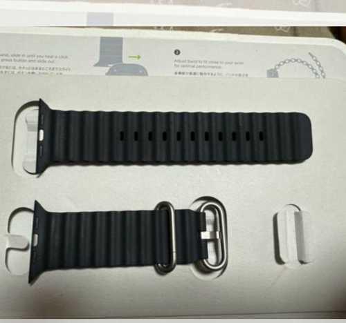 Ремешок apple watch ultra ocean band midnight