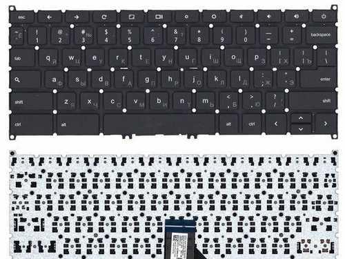 Клавиатура Acer Chromebook C720 черная без рамки