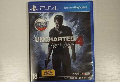 Uncharted 4 Путь Вора PS4 (русская версия)