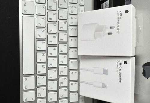 Адаптер питания Apple 20W + кабель lightning USB-C